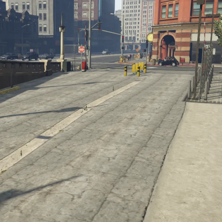 Mission Row Police Department Exterior | Fivem Ready - FiveMods