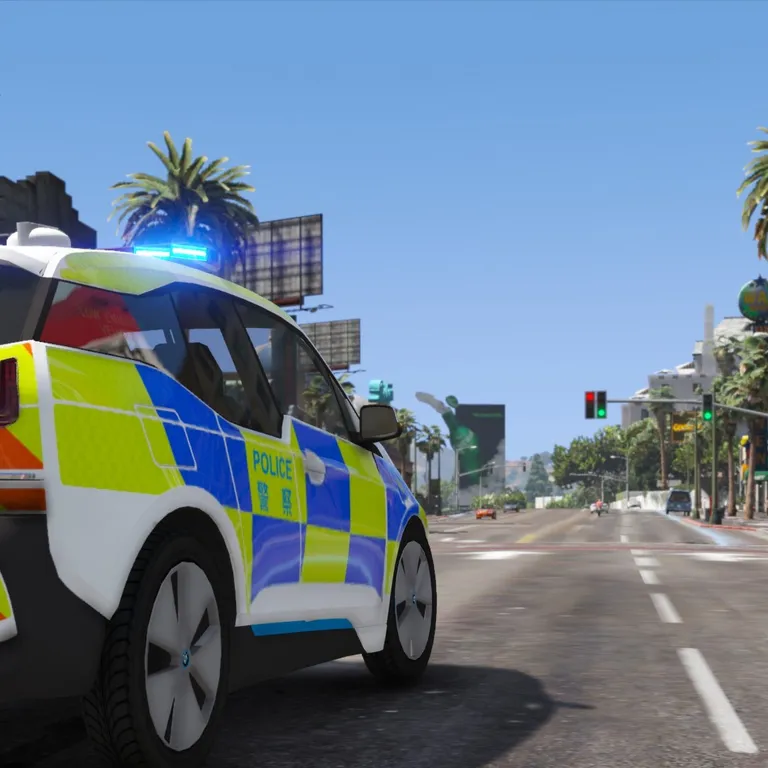 Hong Kong Police BMW i3 Traffic Police Concept Livery - FiveMods