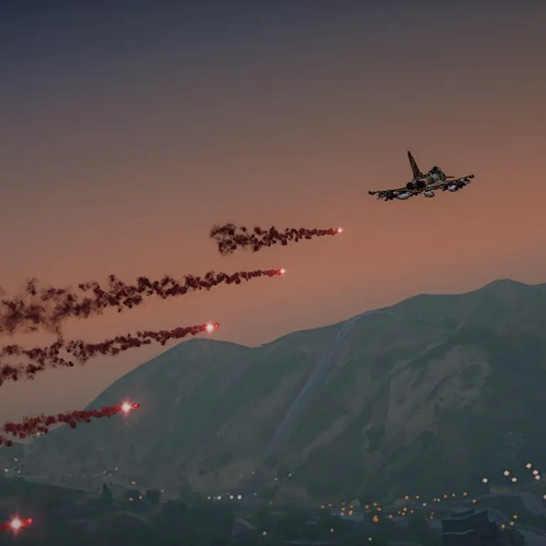 Aircraft countermeasure Flares - FiveMods